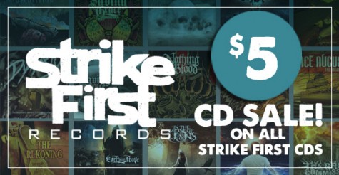 STRIKE FIRST RECORDS – $5 CD HOLIDAY SALE | Facedown Records