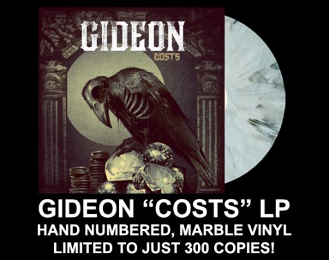 GIDEON “COSTS’ LIMITED EDITION VINYL | Facedown Records