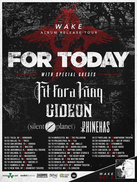 GIDEON TOUR WITH FOR TODAY | Facedown Records