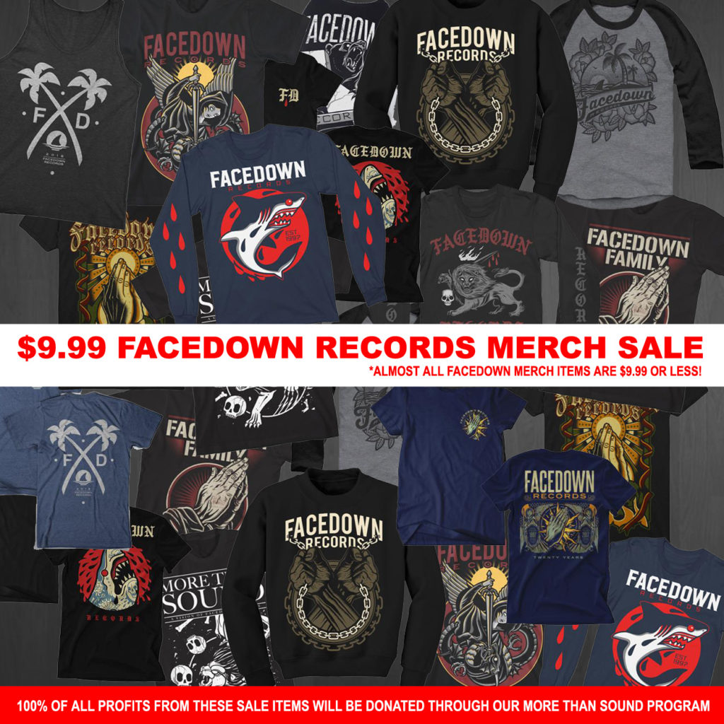 FACEDOWN MERCH SALE | Facedown Records